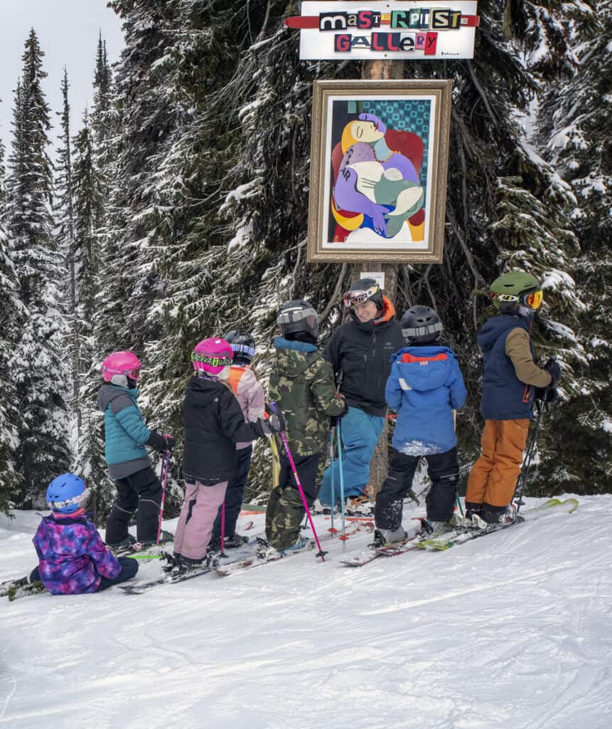 Skiing Through the Louvre | Arrow Heights Elementary School